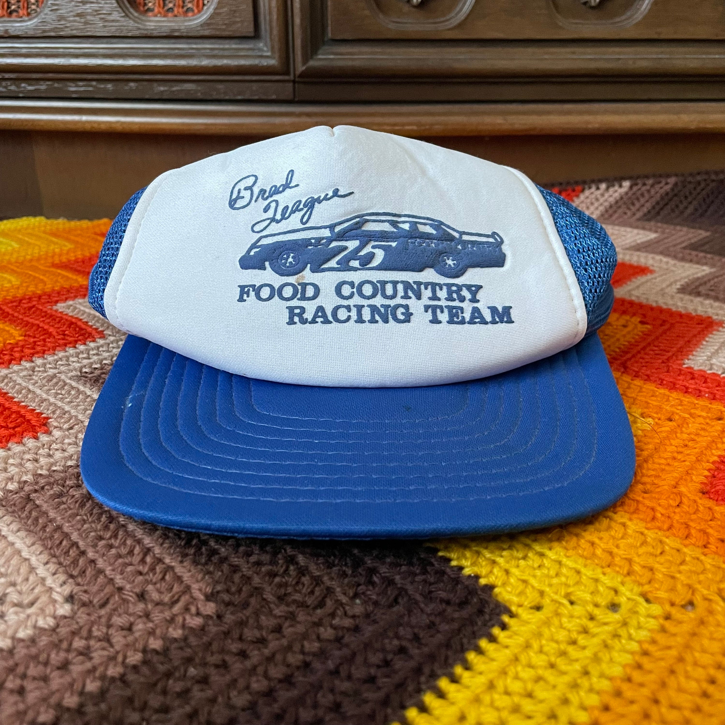 80s Brad Teague 75 Trucker Hat Vintage 1980s NASCAR Mesh - Etsy