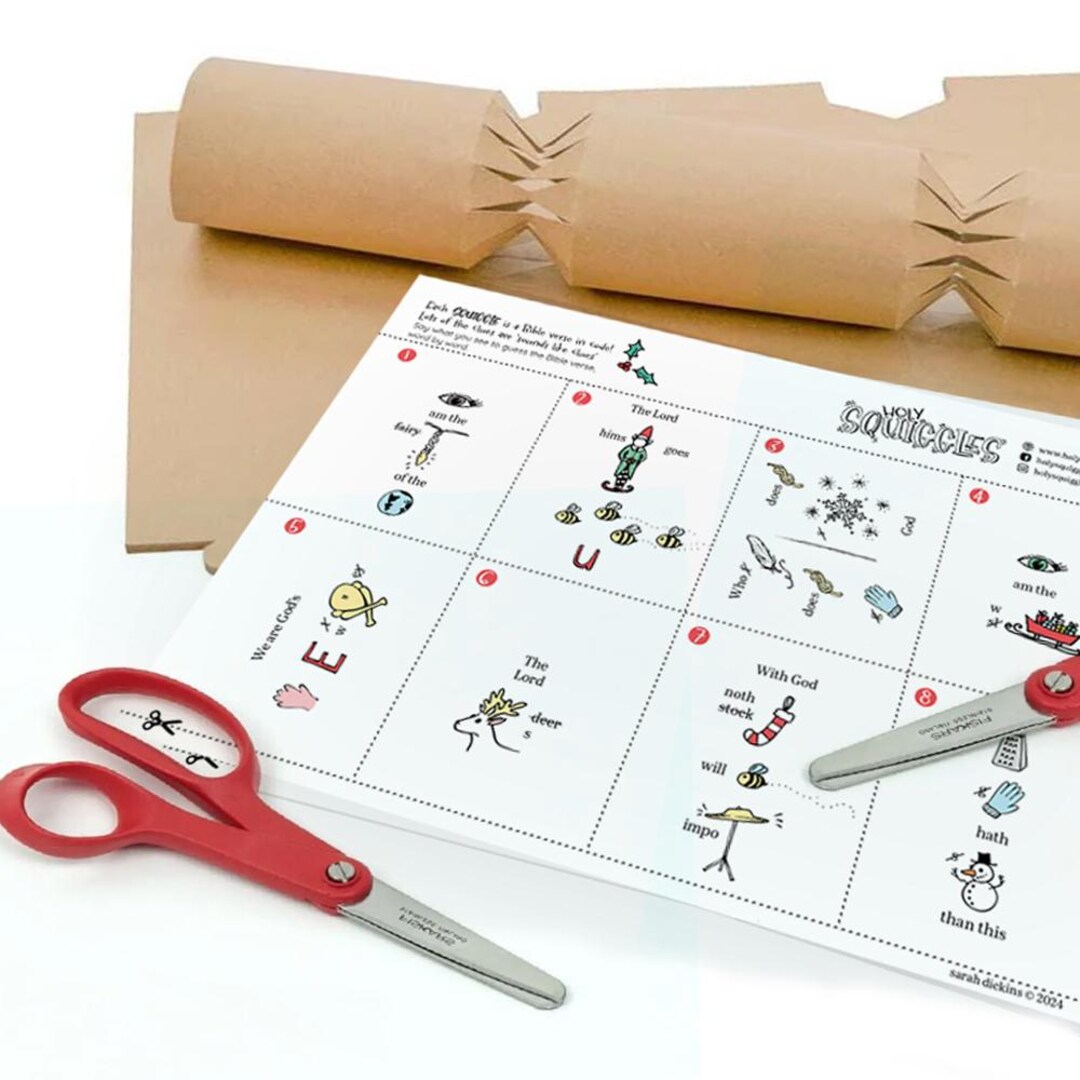 Holy Squiggles Christmas Cracker Puzzles_printable Bible Christmas Quiz ...