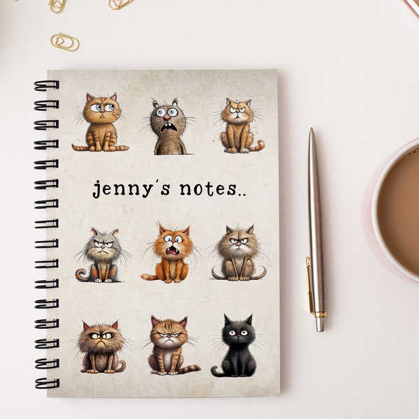 Cat Notebook - Etsy