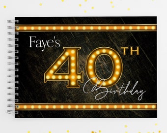 Personalised 40th Birthday Book - Etsy UK