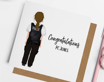 Police Officer Congratulations Card - Etsy