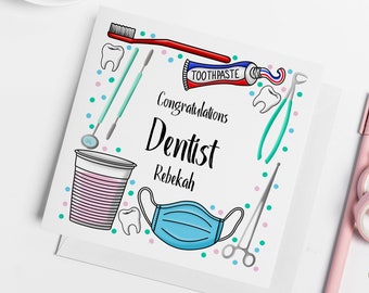 Dentist Graduate Card - Etsy