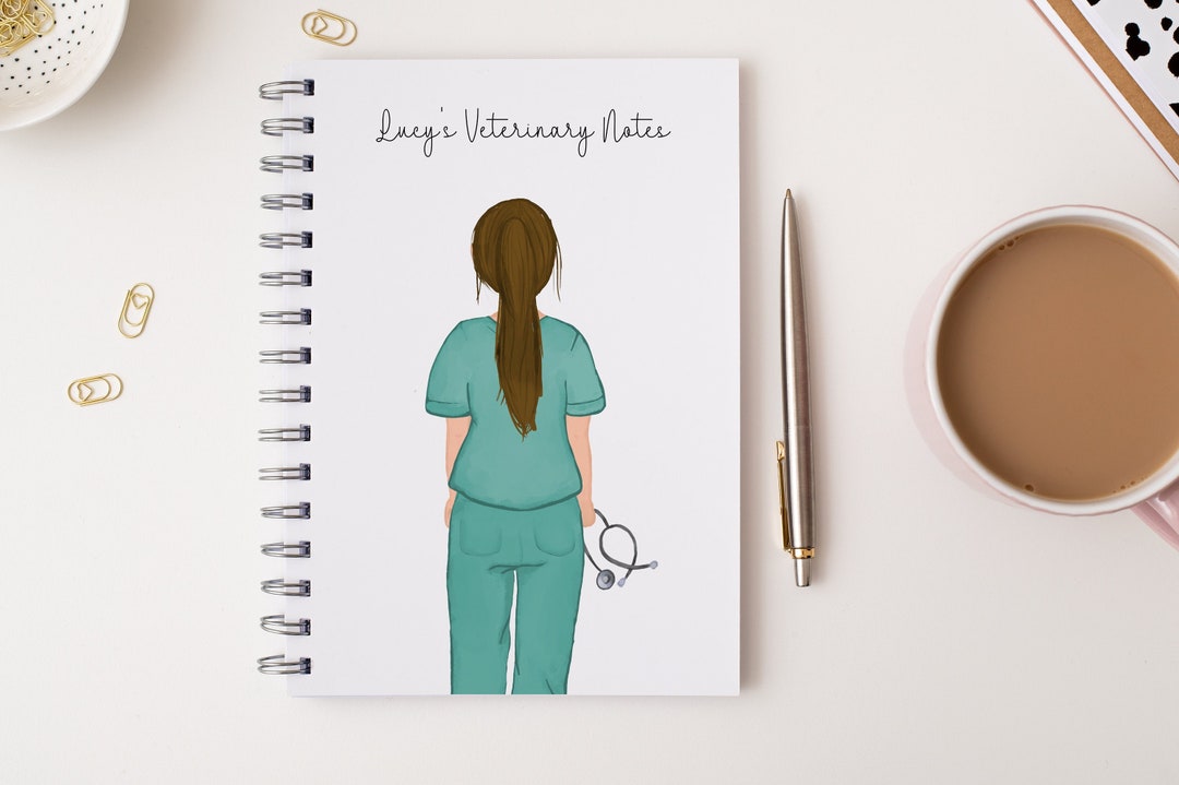 Personalised Vet Nurse Notebook, Veterinary Nurse, Student Vet Nurse ...