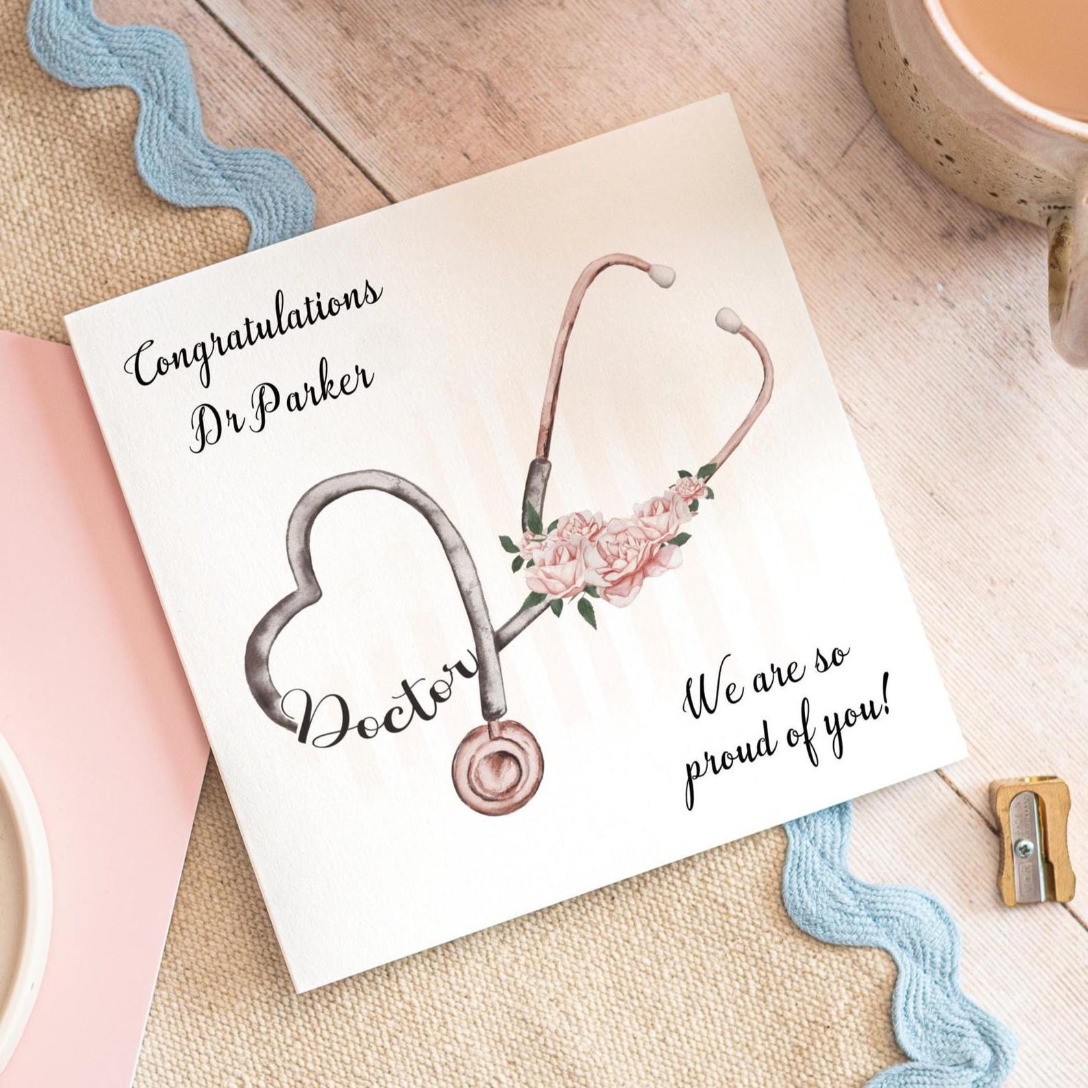 Personalised Congratulations Doctor Card, Qualified Doctor Card, Doctor ...