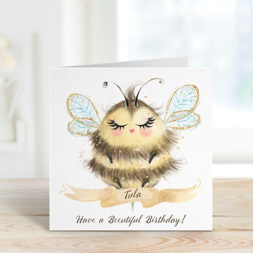 Printable Birthday Card for A Busy Bee Gifts & Cards That - Etsy