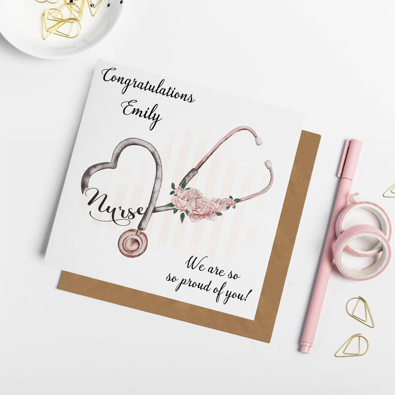 Nurse Graduation Card - Etsy