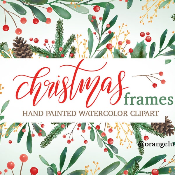 Christmas Clipart Wreath - Etsy