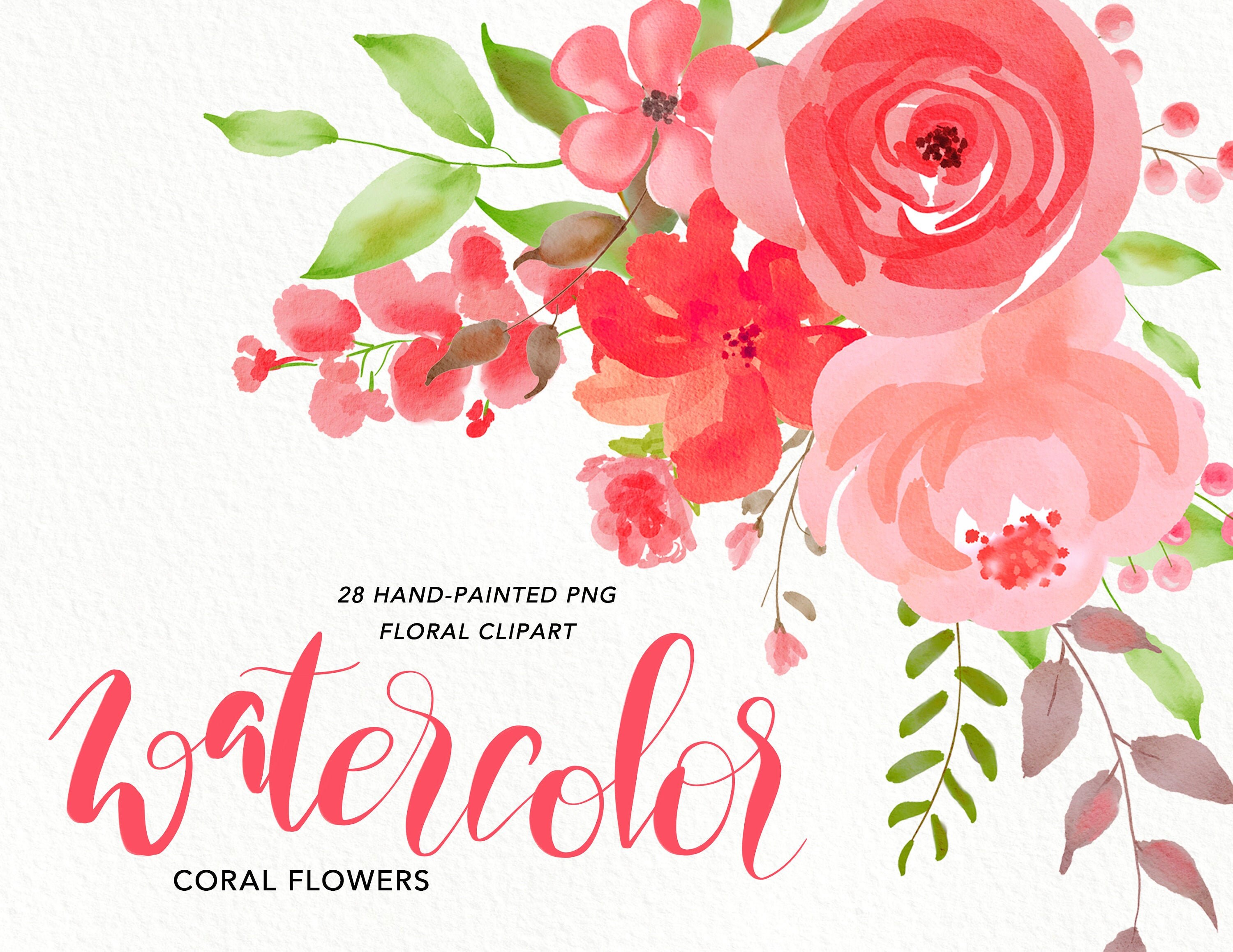 Coral Flower Clip Art