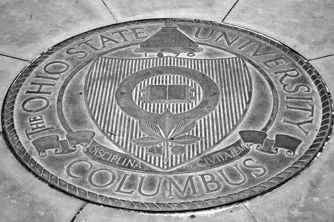 OSU Seal Emblem Print / Ohio State - Etsy