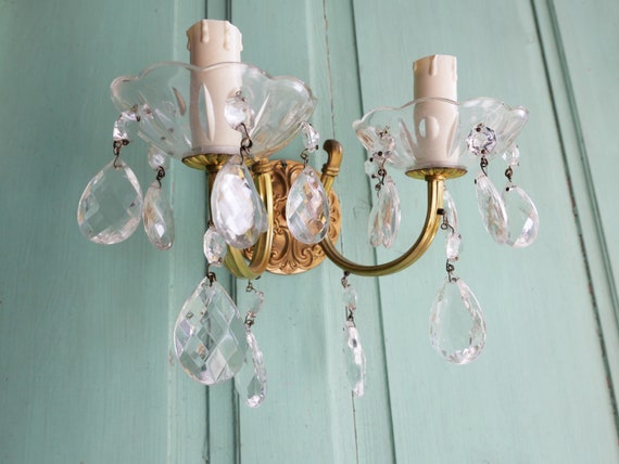 Antique French Gold Wall Candlesticks Lampe With - Etsy