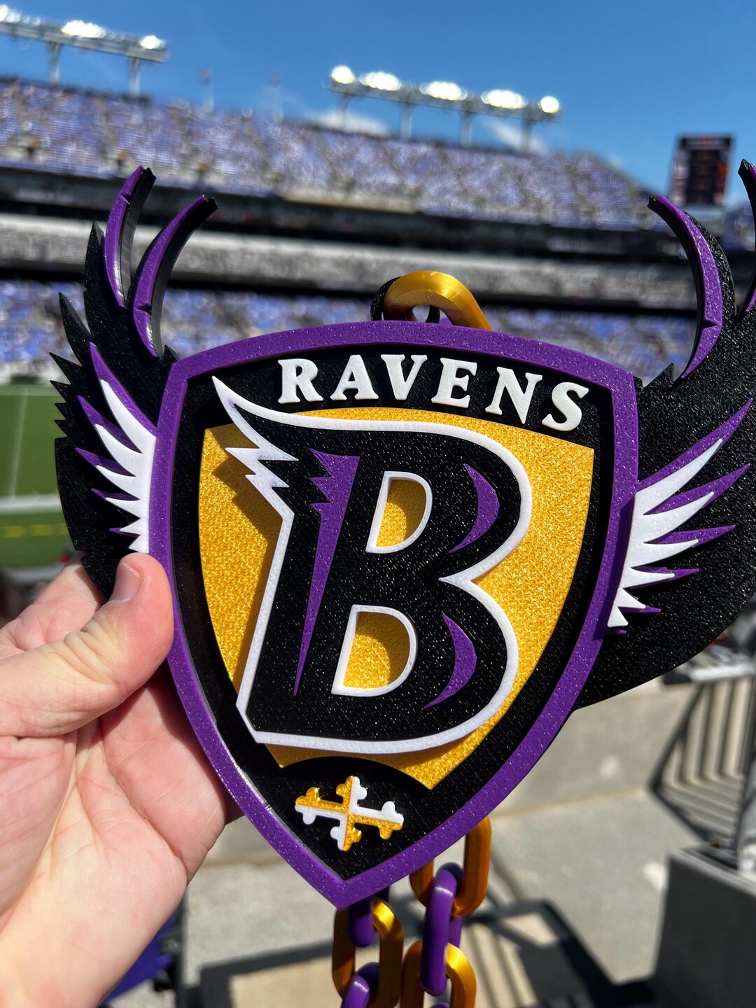 Custom 3D NFL Inspired Chain - Etsy