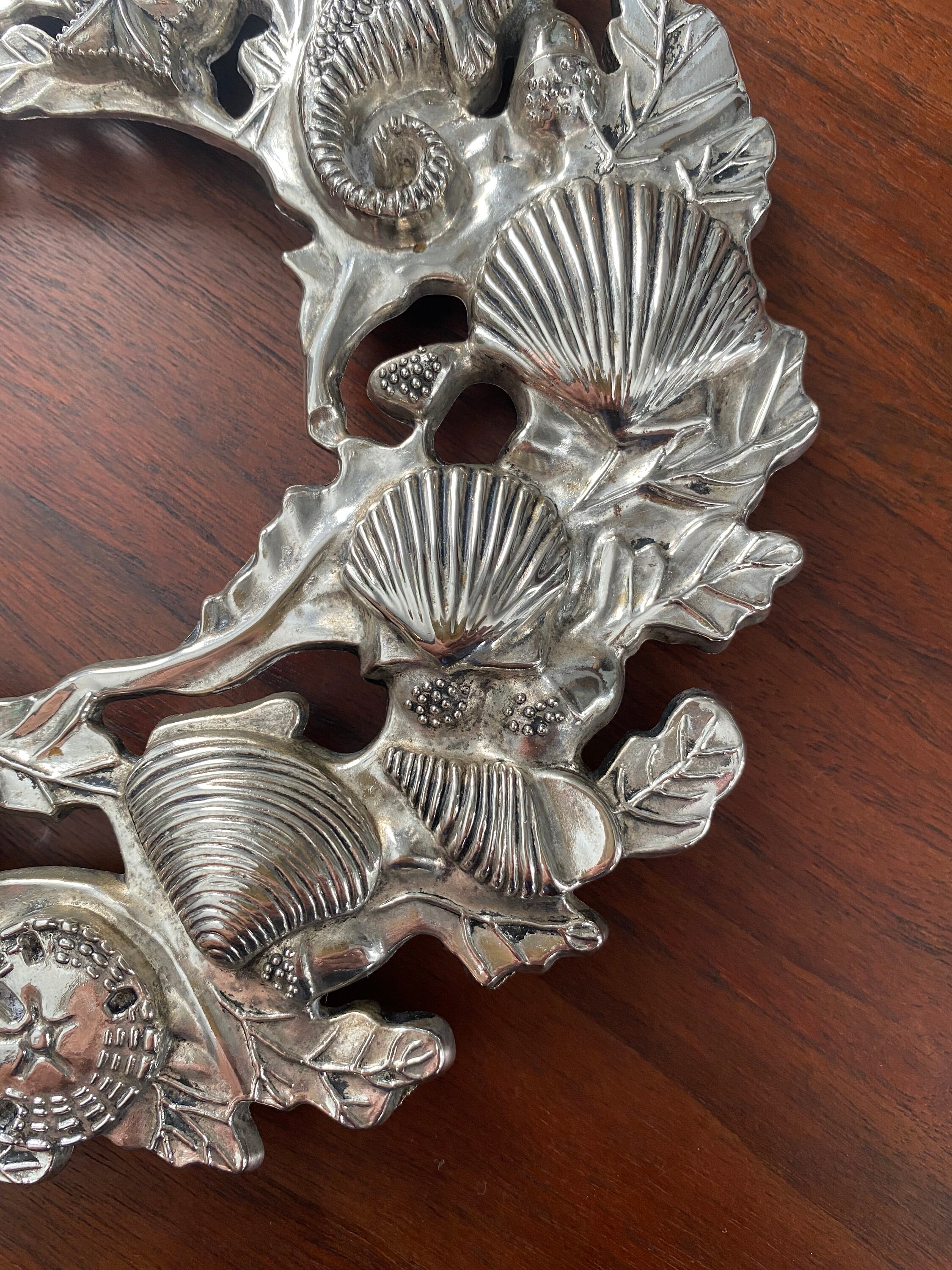 RARE Godinger Silverplate Wreath Small Repousse Bas Relief - Etsy