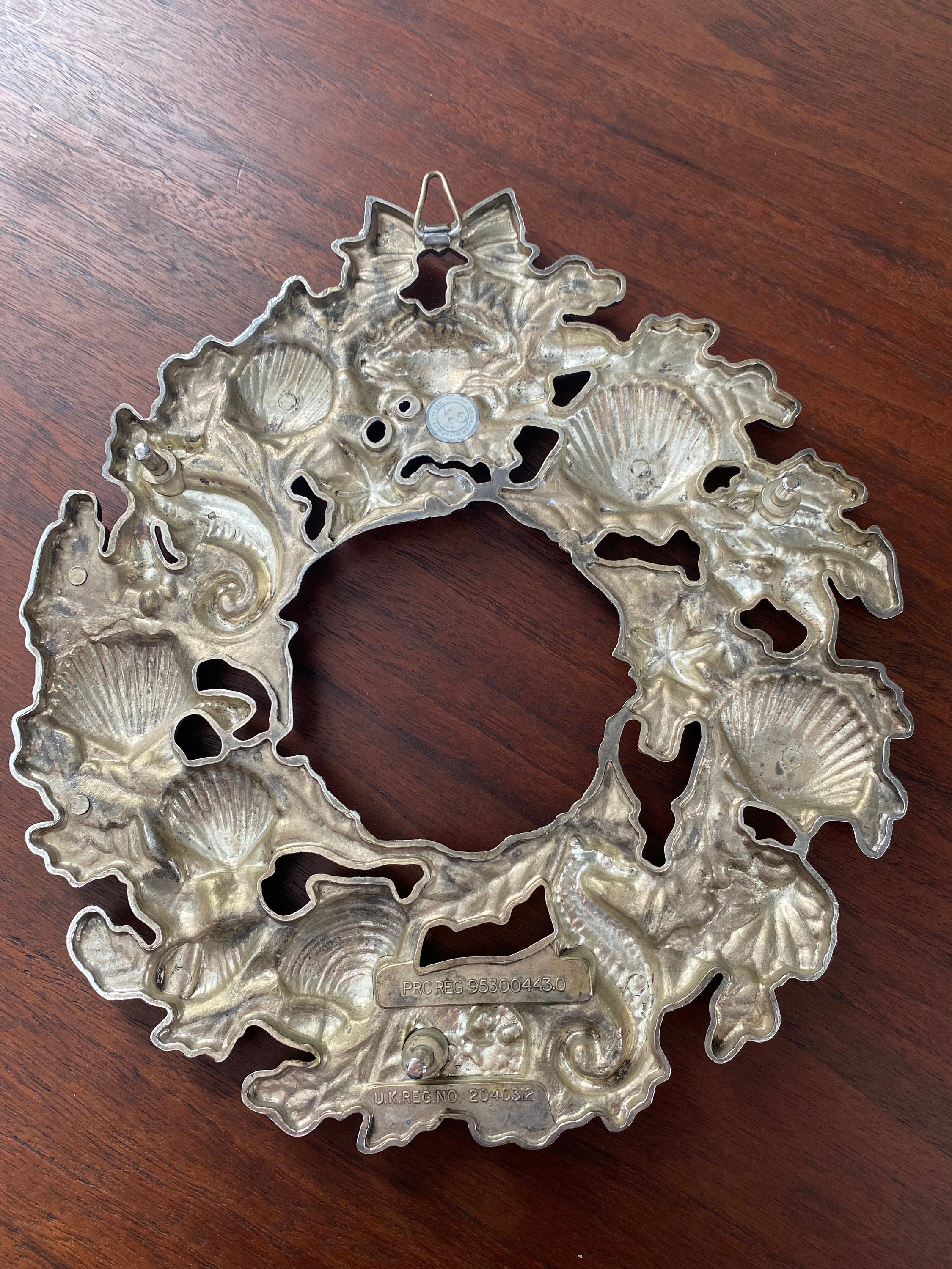 RARE Godinger Silverplate Wreath Small Repousse Bas Relief - Etsy