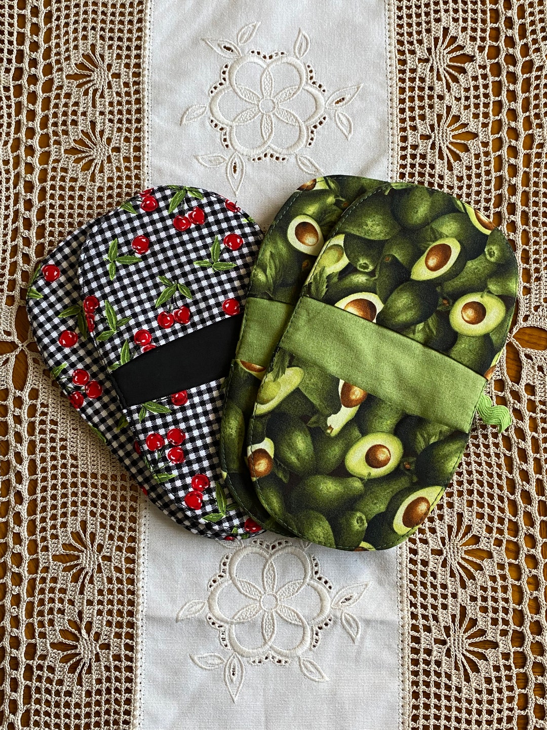 Mini Oven Mitts Set of 2-mini Pot Holders-mini Oven Mittens-kitchen ...