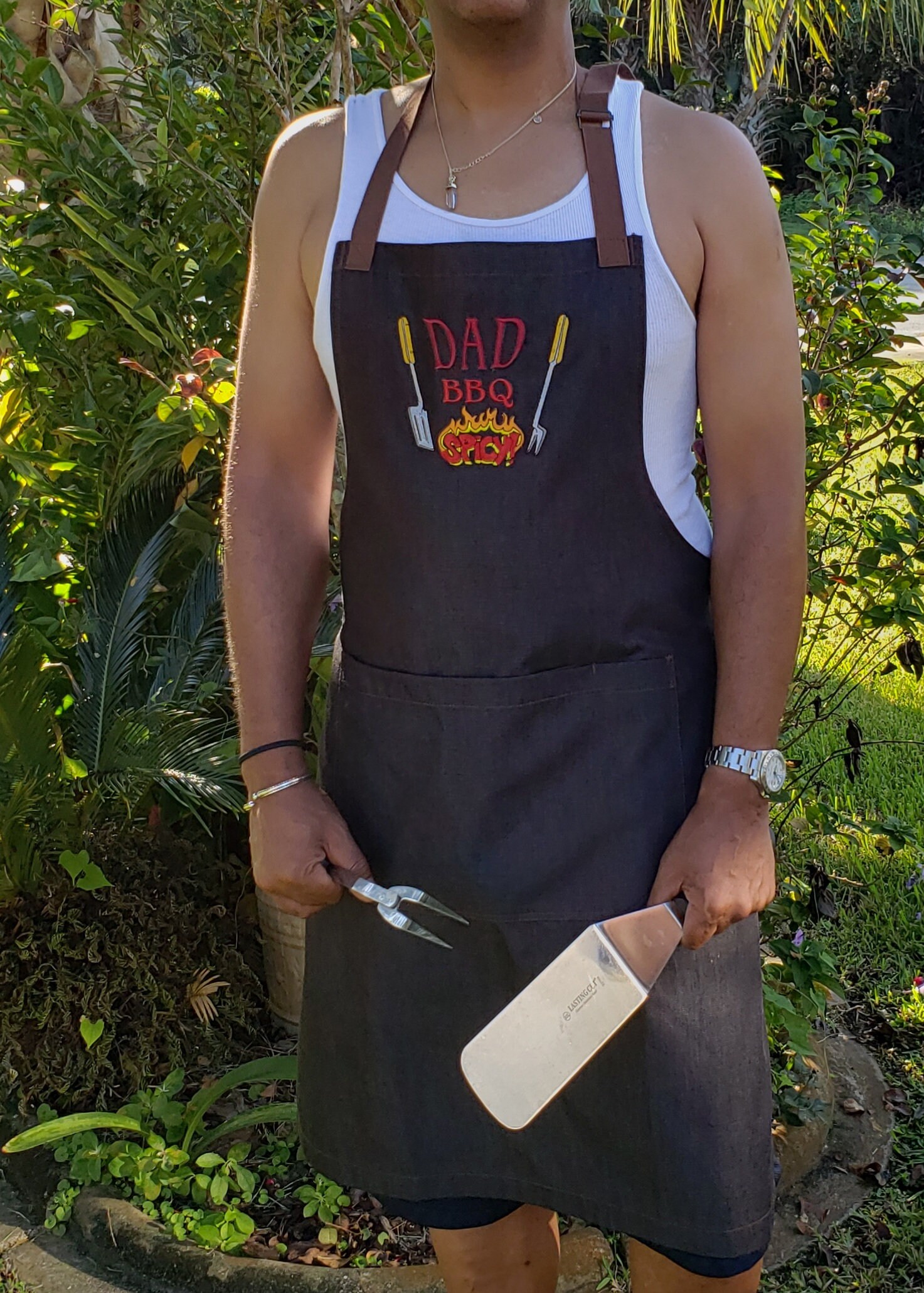 Grill Master Daddy - the Man the Myth the Legend Personalized Apron ...
