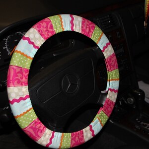 SALE) Steering Wheel Cover. Multi-color Wheel Cover . Girl's Wheel ...