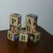Dad Gift Set of 3 Wooden Blocks fathers Day Gift Dad and Me - Etsy