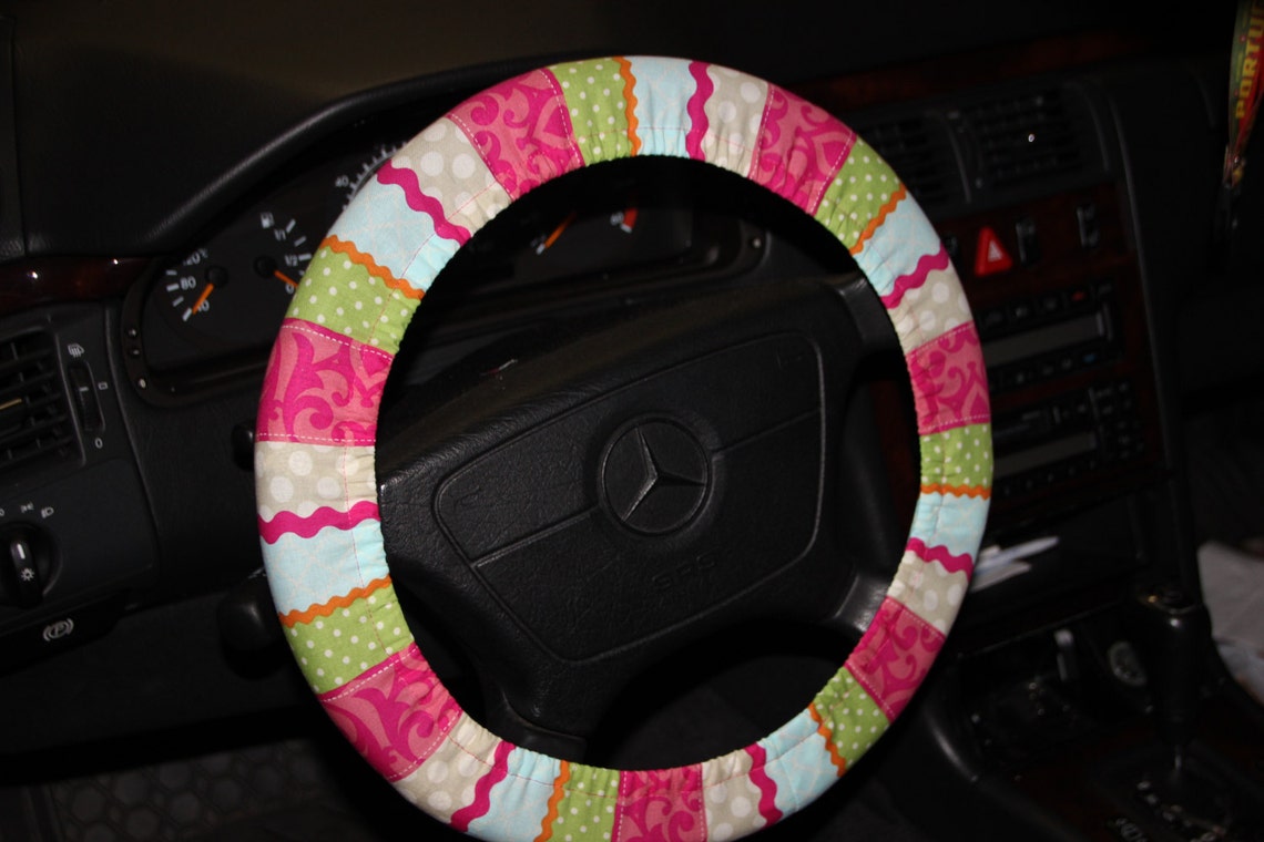 SALE) Steering Wheel Cover. Multi-color Wheel Cover . Girl's Wheel ...