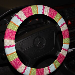 SALE) Steering Wheel Cover. Multi-color Wheel Cover . Girl's Wheel ...