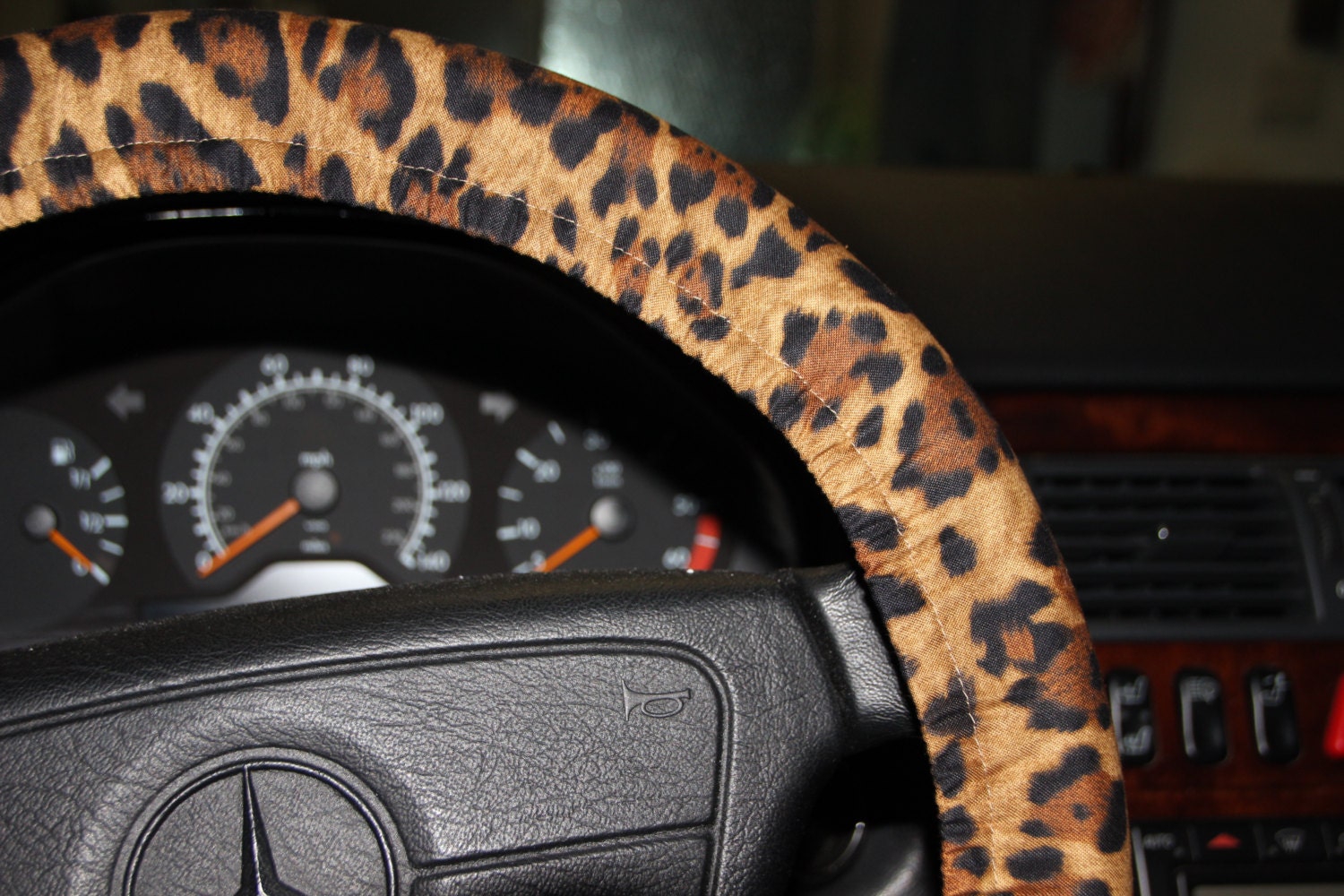 Leopard Steering Wheel Cover - Beige and Brown Wheel Cover- Animal ...
