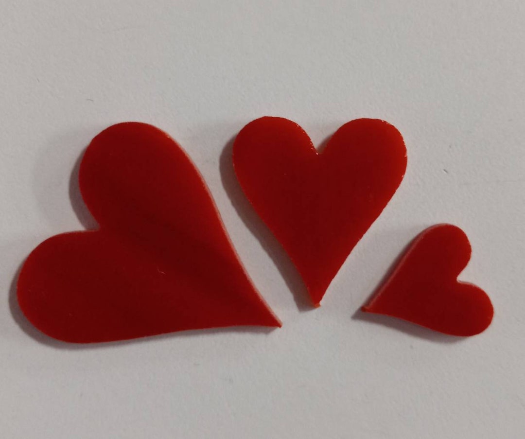 90 COE Heart Precut Fusible - Etsy