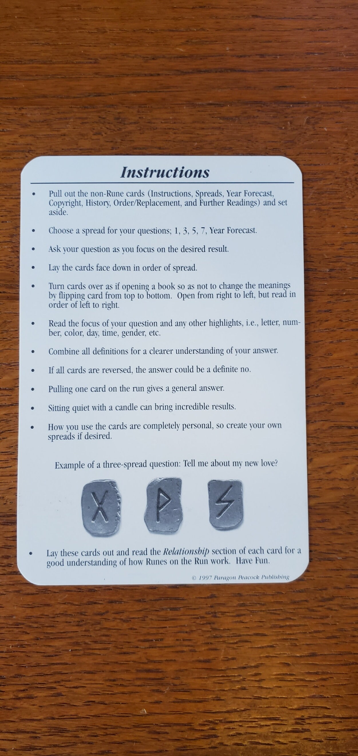 Runes on the Run© With a Free Draw String Tapestry Bag. - Etsy