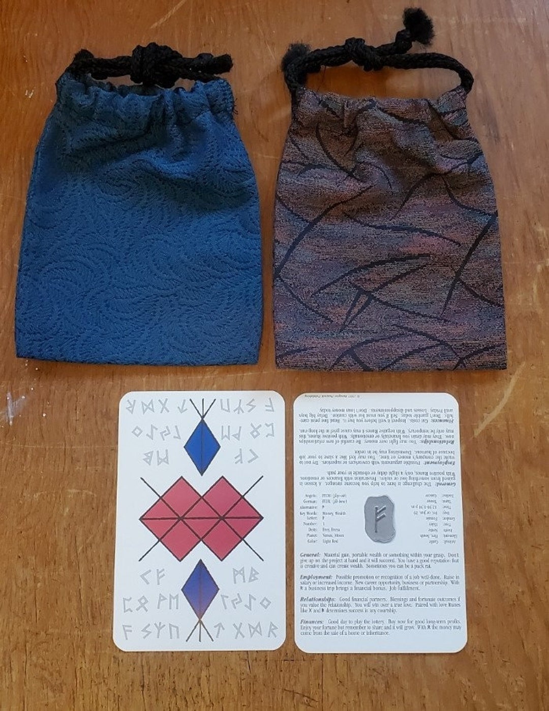 Runes on the Run© With a Free Draw String Tapestry Bag. - Etsy