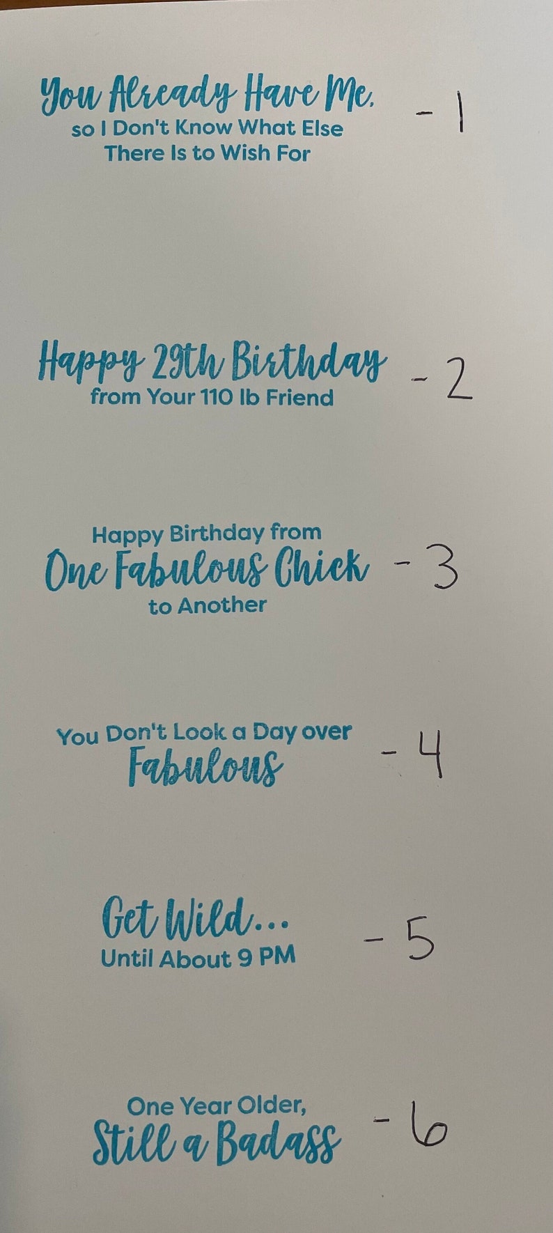 Sassy Birthday Greetings - Etsy