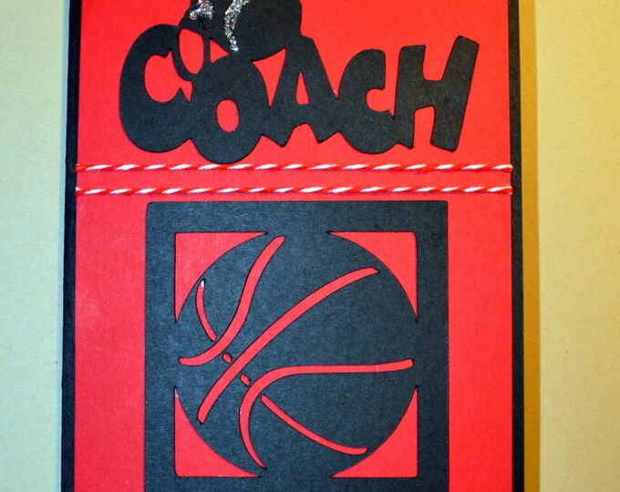 Coach Gift, Card Coach Gift From the Team, Coach End of Season Thank ...