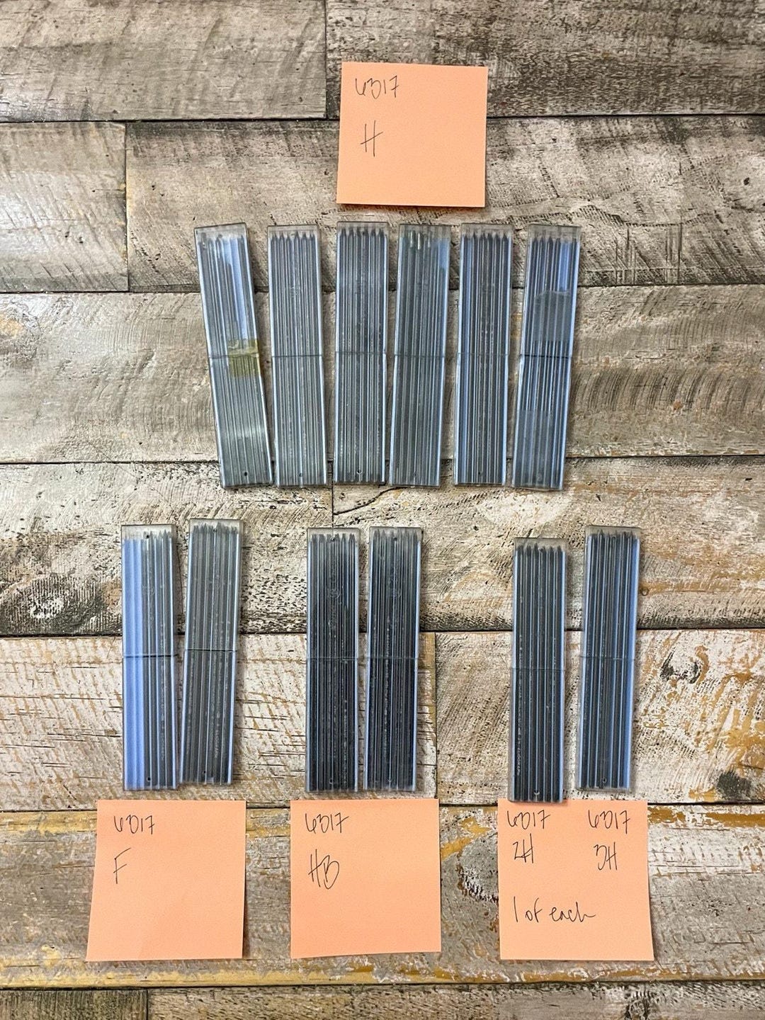 Vintage Lyra Orlow Drawing Leads Lot of 120, 6317 H, HB, 2H, 3H, F ...