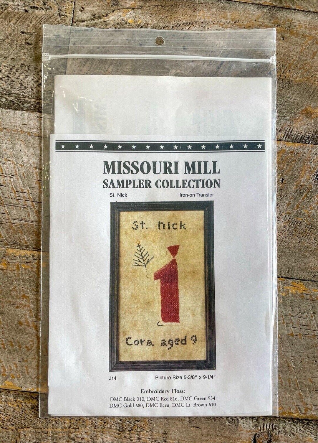 Missouri Mill St. Nick Sampler Collection Cross Stitch Pattern Iron-on ...