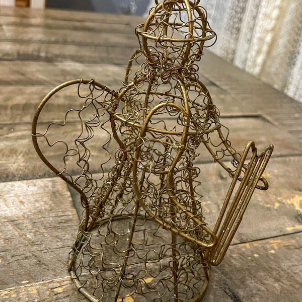 Wire Angel Ornaments - Etsy