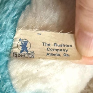 Rushton Laughing Puppy Dog Rubber Face Plush Blue & White Vintage 6” - Etsy