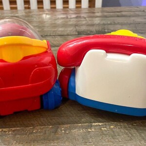 Vintage Fisher Price Telephone and Car Popper Pull Along Push 2000 ...