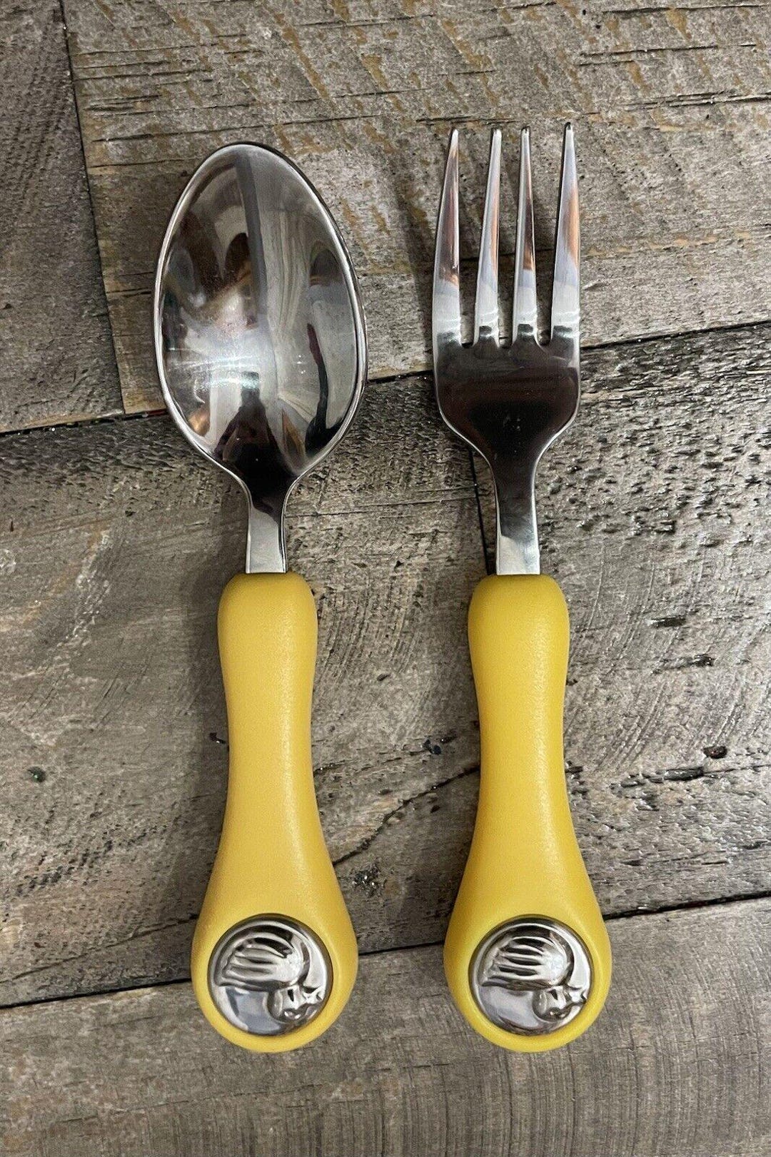 Reed & Barton Duck Flatware Set Baby Toddler Stainless Steel something ...