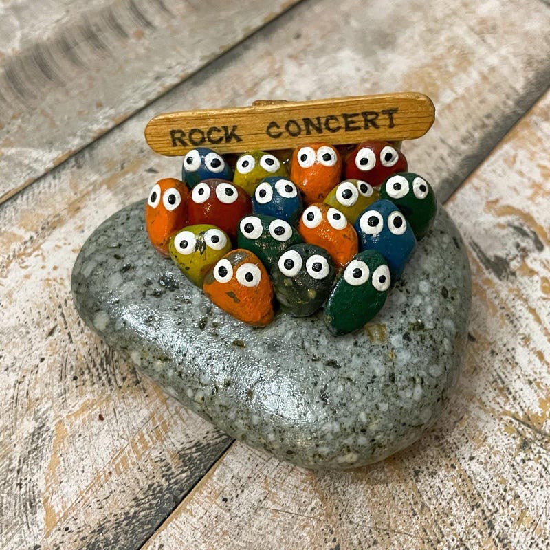 Rock Paperweight - Etsy