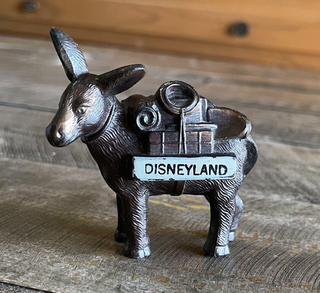 Vintage Metal Donkey Disneyland Figurine 1950s Souvenir Mule Figure - Etsy