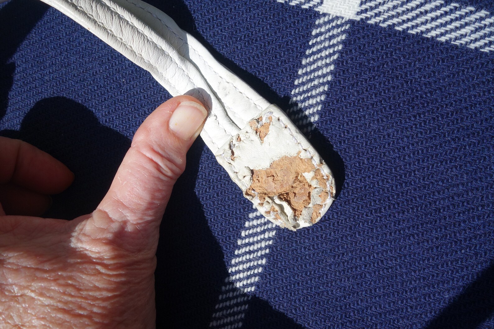 Vintage COACH Sling Natural Grain Pebbled Parchment Converts to ...