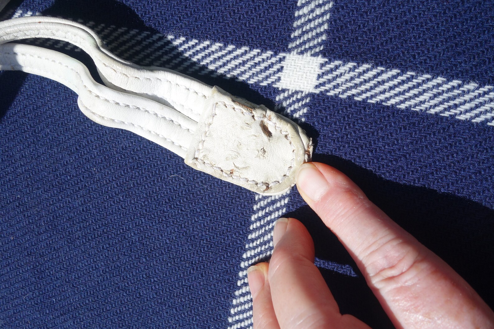 Vintage COACH Sling Natural Grain Pebbled Parchment Converts to ...