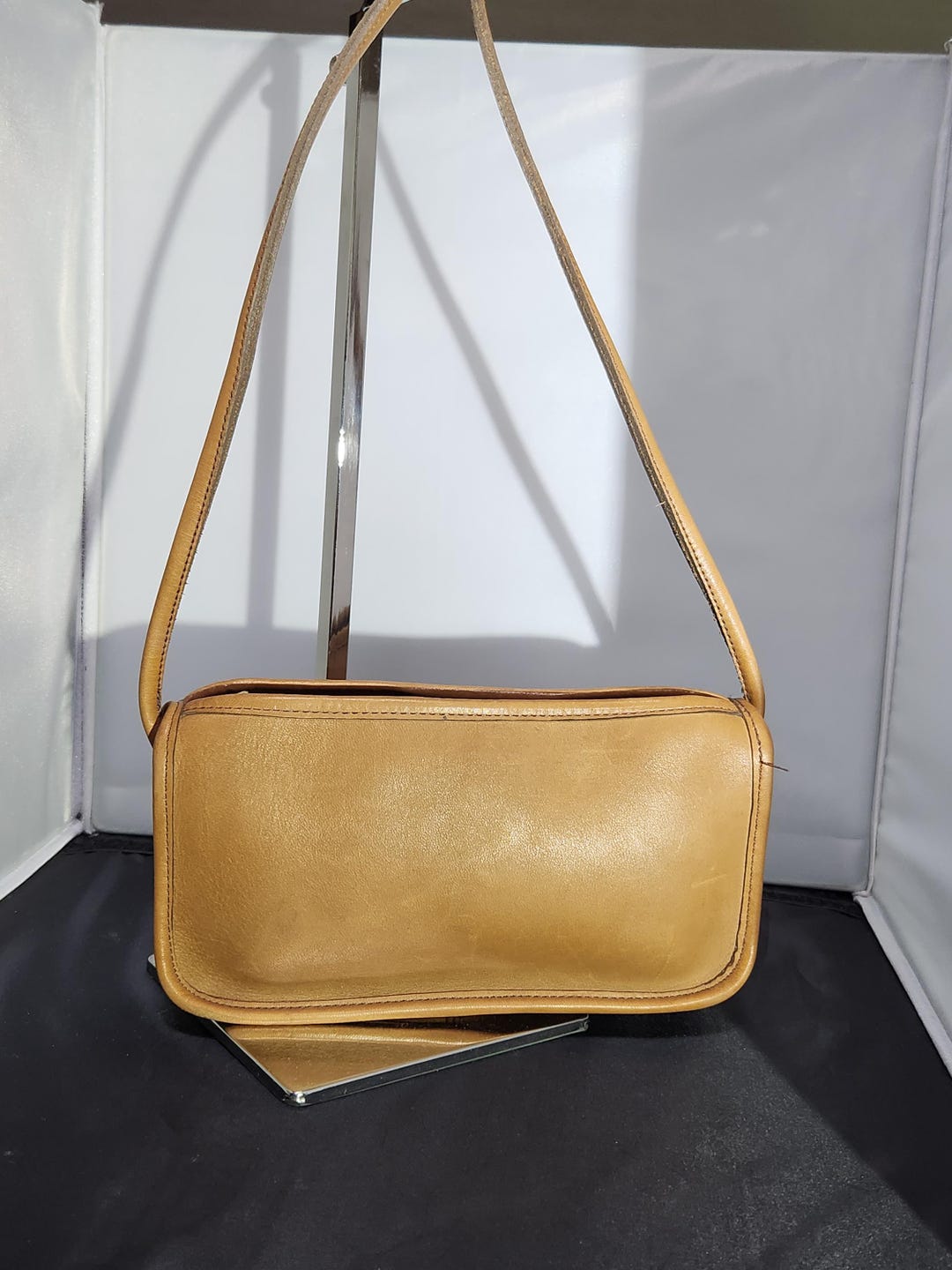 Vintage 1970s COACH Leather Crossbody Bag, British Tan Pouch - Etsy