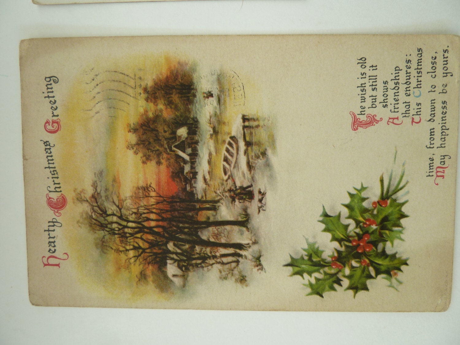 Early 1900s Christmas Postcards - Etsy