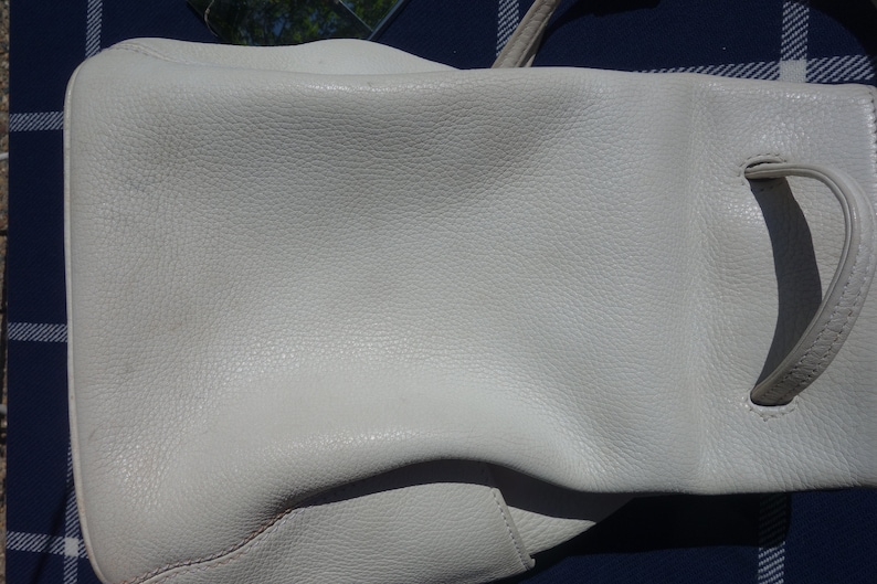 Vintage COACH Sling Natural Grain Pebbled Parchment Converts to ...