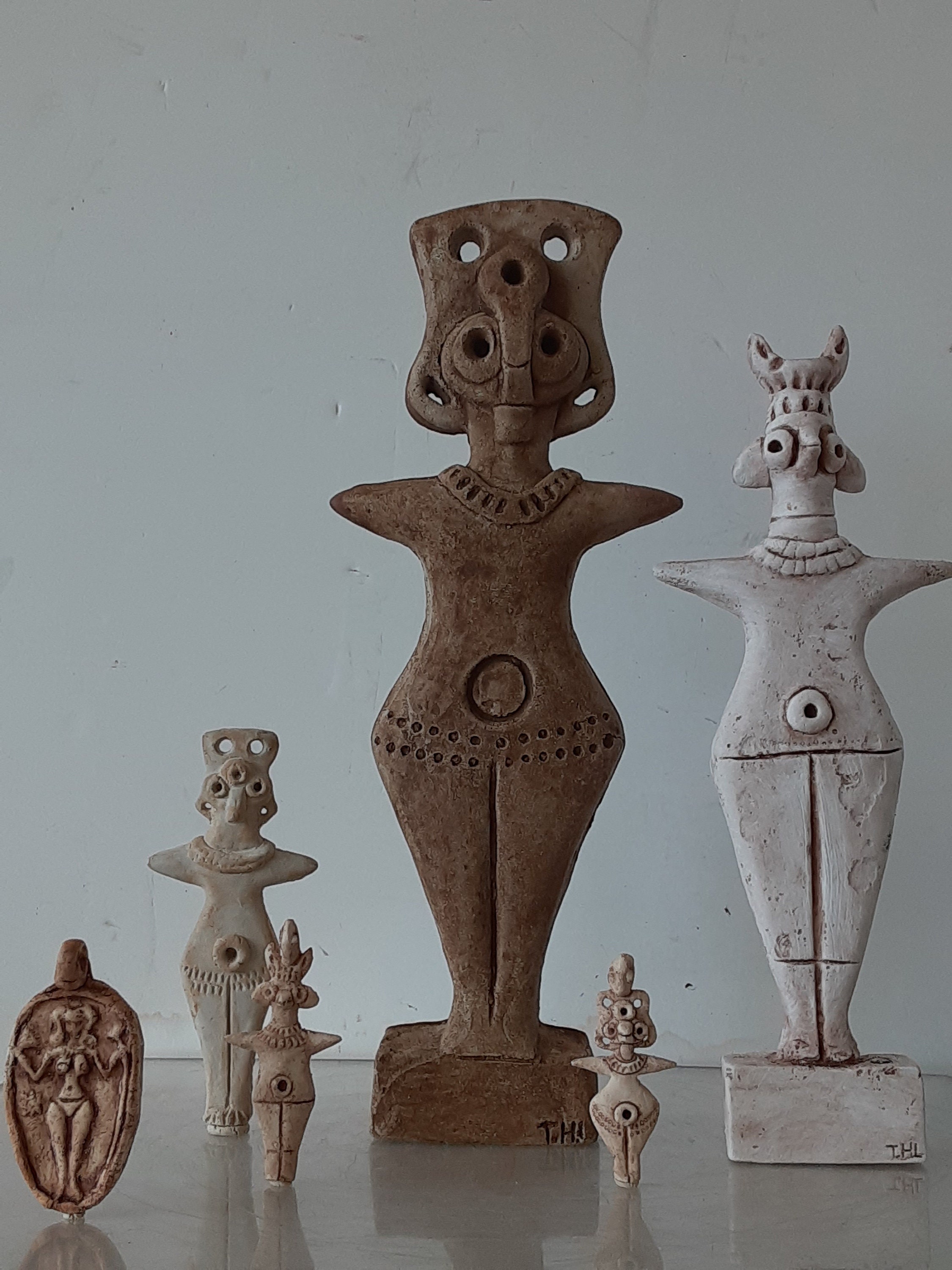 Lot of Ishtar Asherah Astarte Selene Goddess of Near Middle East ...