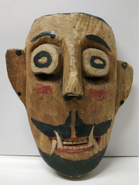 Authentic Dayak Tribal Demon Ritual Wooden | Etsy