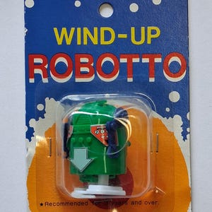 Rare Lot 1983 Vintage Wind up Robots ROBOTTO TOY Made in Japan VTG 1980 ...