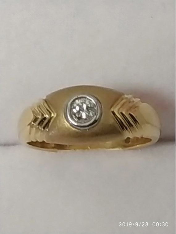 Brand New 18k Solid Gold Diamond Ring,Size 7,Collecto… - Gem