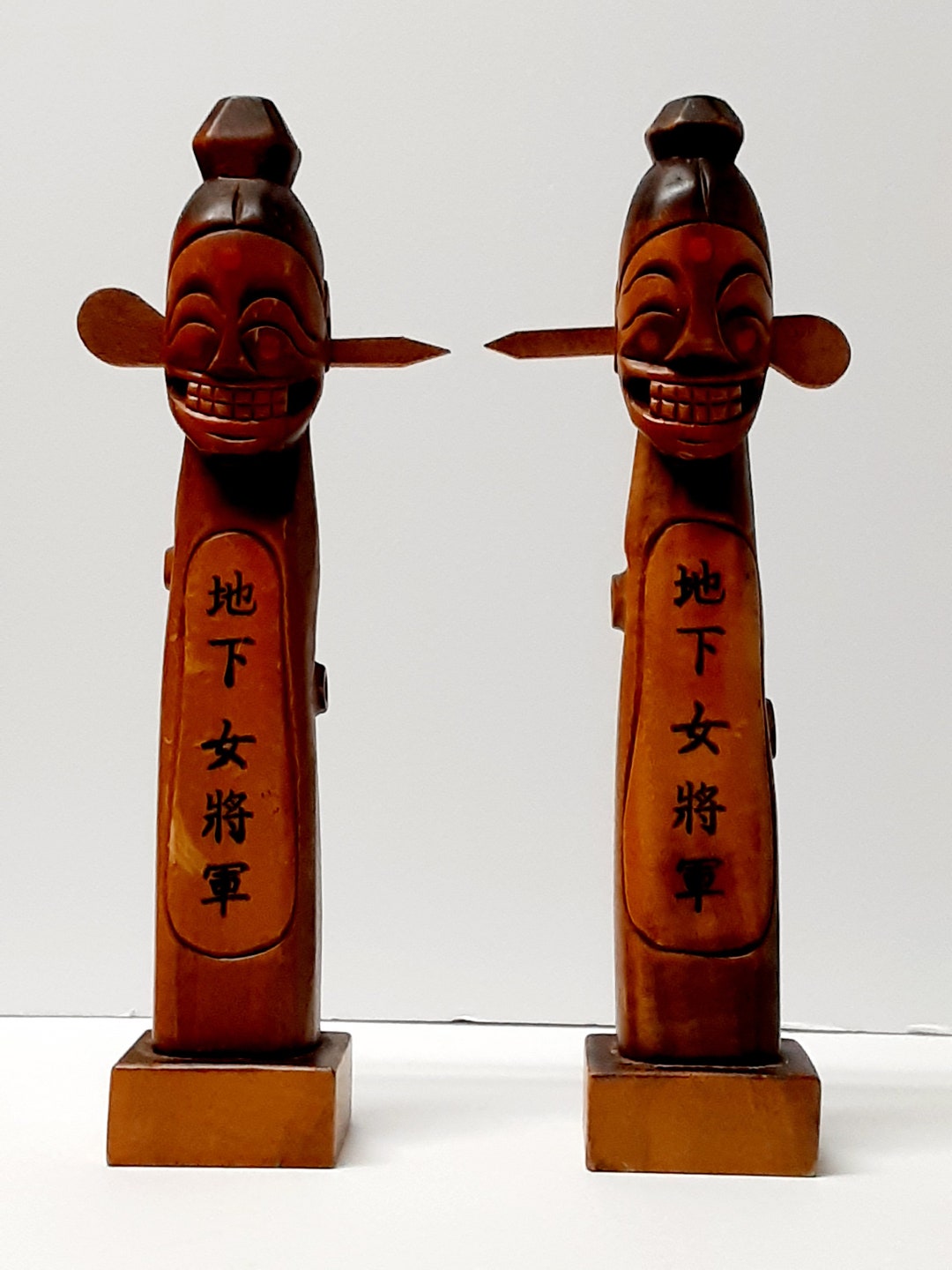 Vintage Korean Folk Deity Jangseung ,11",collectors - Etsy