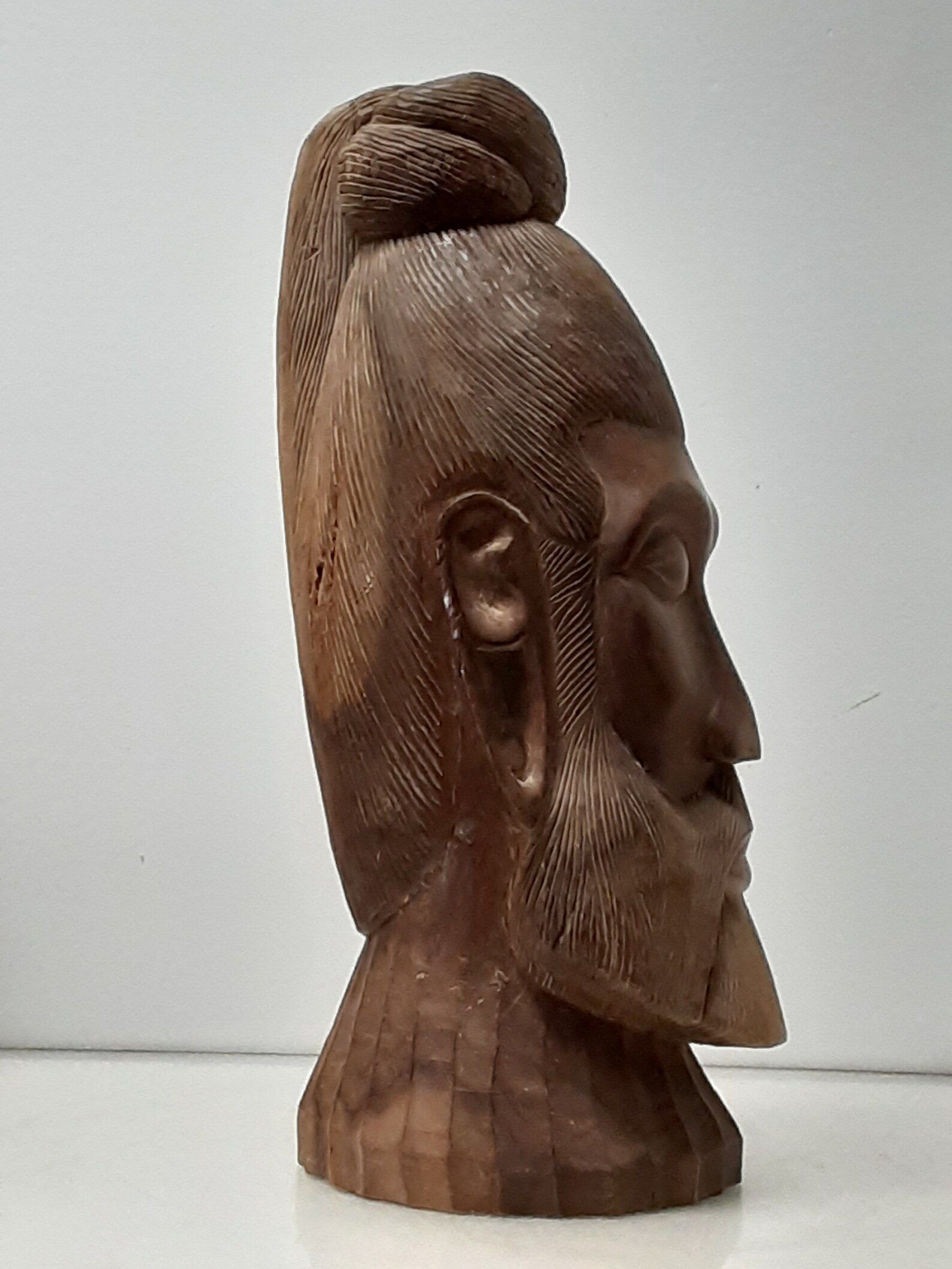 Vintage Polynesia Hawaiian Chief Wood Carving Statue,20",collectors - Etsy