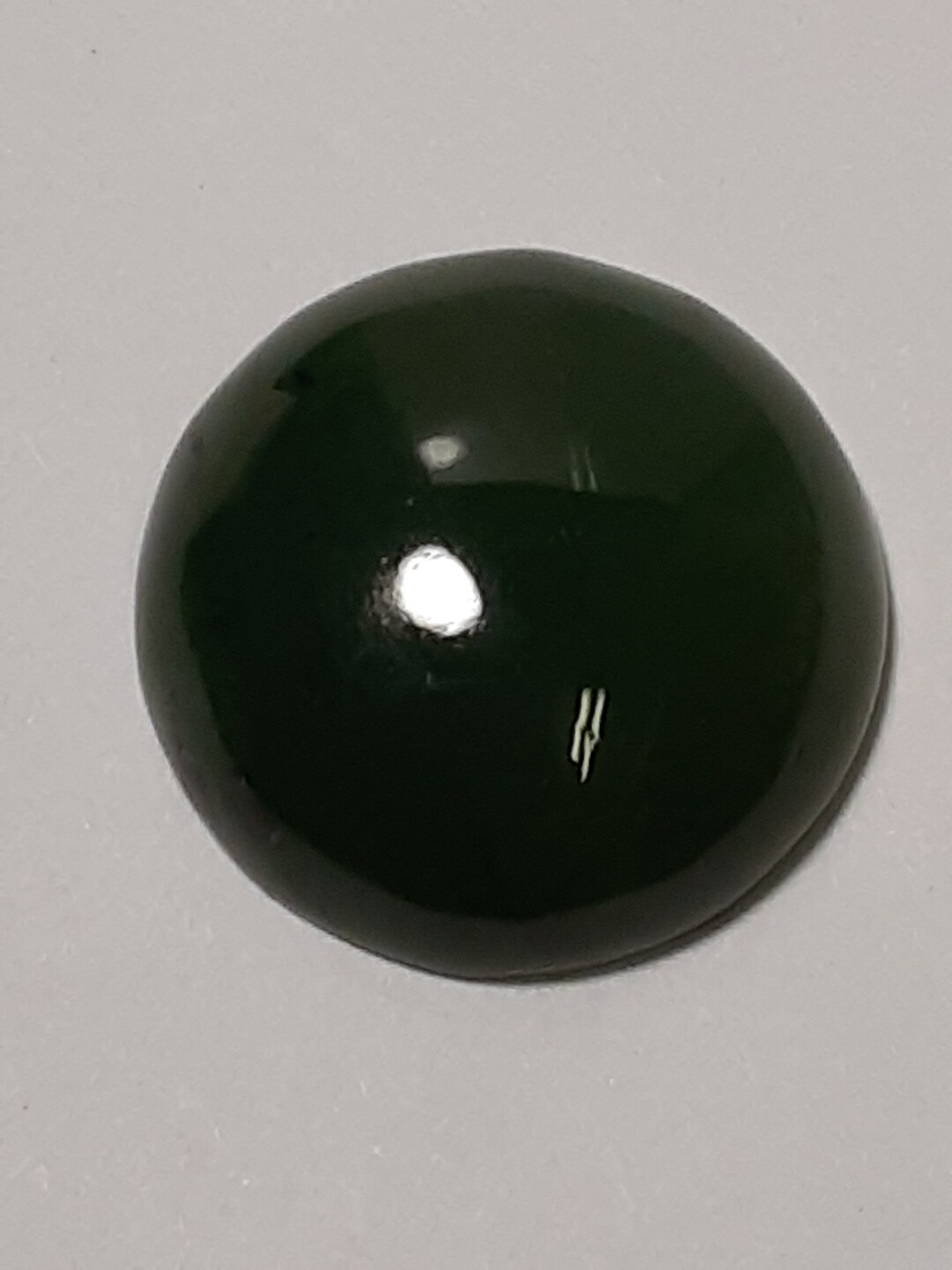 Beautiful Green Jade Cap Stone,20.82cts,12.5mm - Etsy