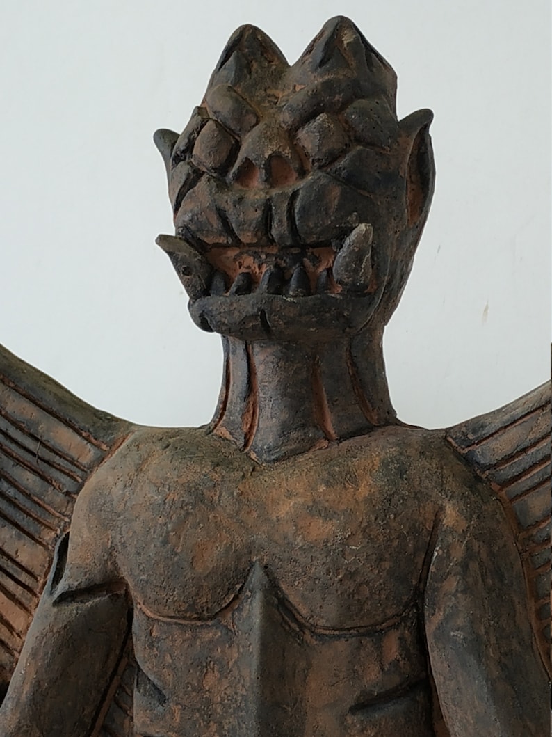 Large Powerful Pazuzu Demon Statue by Artist Ting Hua | Etsy